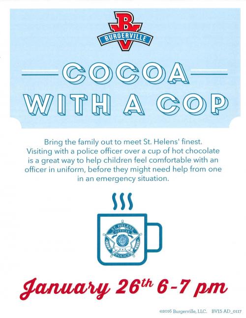 Cocoa with a Cop | City of St Helens Oregon